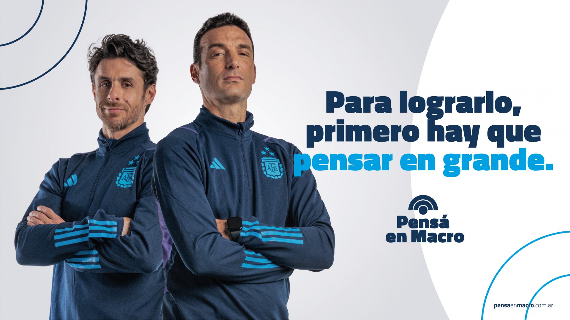 Banco Macro lanzó una nueva campaña con Lionel Scaloni y Pablo Aimar ...