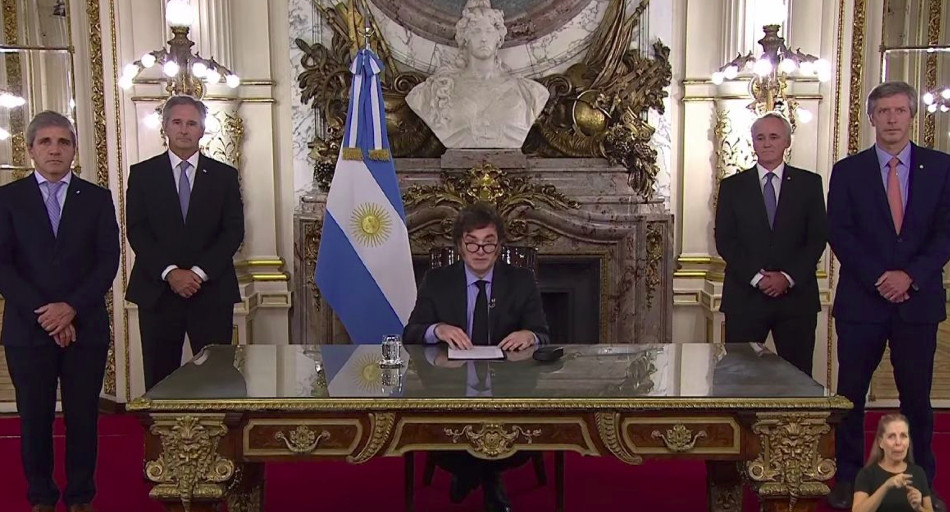 10 frases destacadas del discurso de Javier Milei por cadena nacional ...