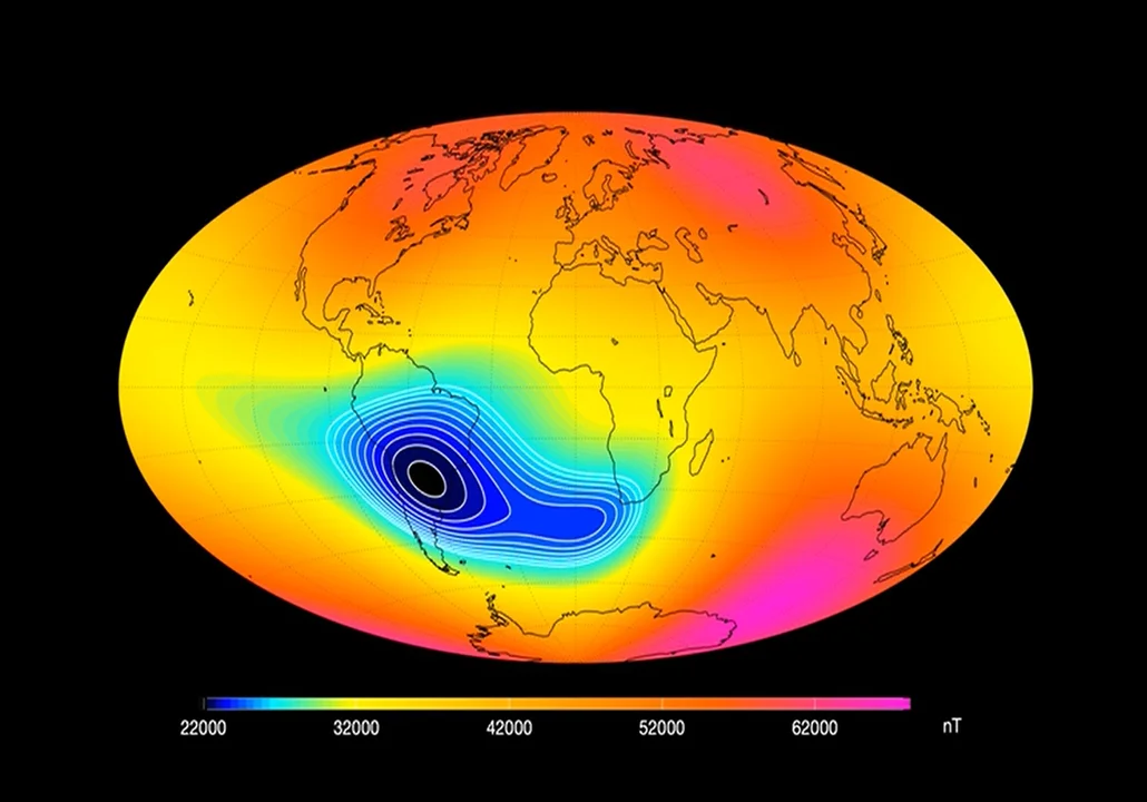 Alerta de la NASA: una extraña anomalía crece en el campo magnético de ...