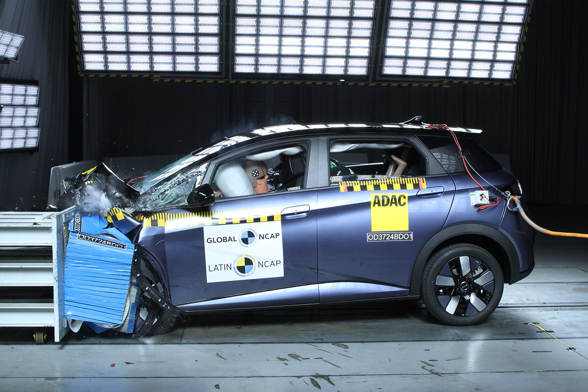 Un auto chino eléctrico logró por primera vez las 5 estrellas de Latin ...