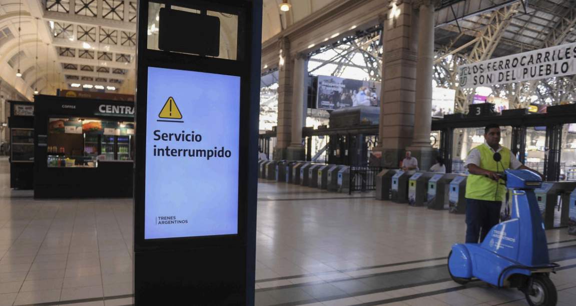 PARO DE TRENES 28 de enero: línea por línea, cuándo comienza y a qué ...