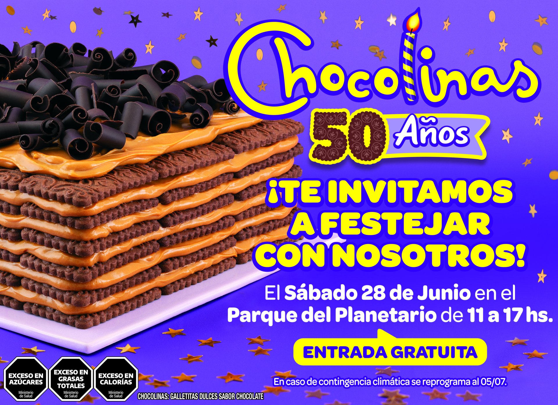 Chocolinas cumple 50: la fiesta épica de una galletita legendaria - El ...